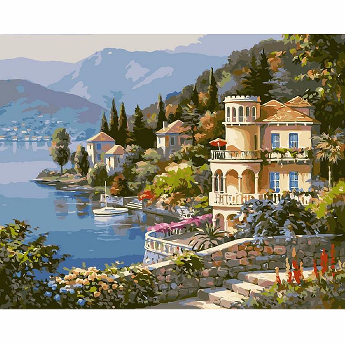 PAINT BY NUMBER DIY Kit Beautiful Painting On Canvas Home Decor Acryli paint-by-number-diy-kit-beautiful-painting-on-canvas-home-decor-acryli