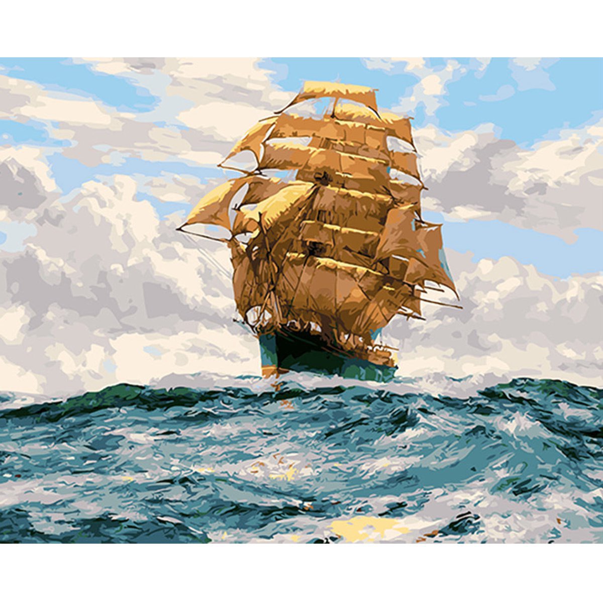 16X20 Acrylic Paint By Number Kit DIY Oil Painting Canvas Digital 